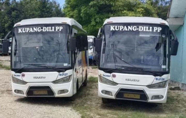 Bus Angkutan Lintas Batas Negara Rute Kupang-Dili Resmi Beroperasi